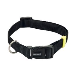 Beeztees Hunde-Halsband Hundehalsband Uni schwarz