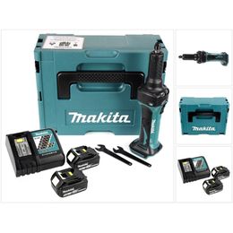 Makita Rundschleifer DGD 800 RTJ Akku Geradschleifer 18V + 2x Akku 5