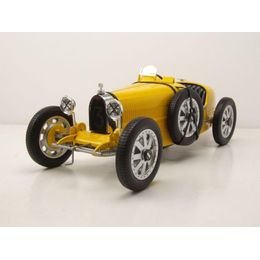 Norev Modelltraktor Bugatti T35 1925 gelb Modellauto 1:12 Norev