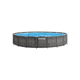 Intex Pool Premium Frame Pool Set Prism Greywood