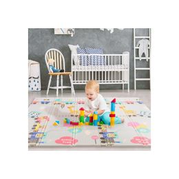 LUCKZON Spielmatte,faltbar Baby Spielteppich