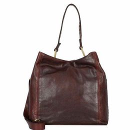 Campomaggi Schultertasche Leder 30 cm moro