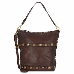 Campomaggi Schultertasche Leder 27 cm moro