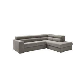 JVmoebel Ecksofa Graues L-Form Sofa Moderner Stil Luxus Eck-Couch Brandneu