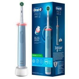 Braun Elektrische Zahnbürste Oral-B Pro 3 3000 Cross Action Blue