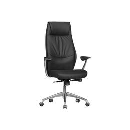 AMSTYLE Chefsessel SPM1.141 (Echtleder Schwarz Schreibtischstuhl X-XL 120kg)