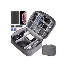 Retoo Taschenorganizer Kabel Elektronik Zubehör Tasche Reise Organizer Aufbewahrungtasche (Set