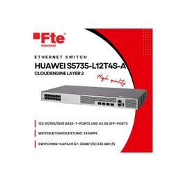 Huawei S5735-L12T4S-A CloudEngine Layer 2 Netzwerk-Switch (12x Ethernet 10/100/1000