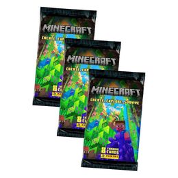 Panini Sammelkarte Panini Minecraft 3 Karten