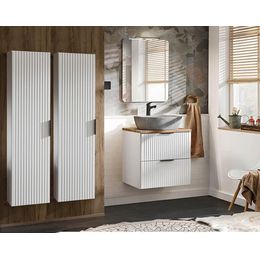 einfachgutemoebel Waschtisch-Set Badezimmer Set 4-teilig Blanchette 60cm