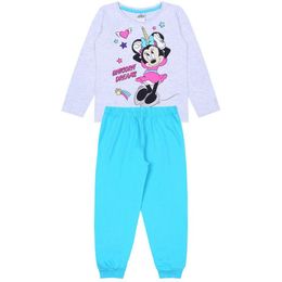 Sarcia.eu Pyjama Grau-türkisfarbenes Pyjama/Schlafanzug Minnie Mouse DISNEY 3 Jahre