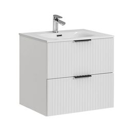einfachgutemoebel Waschtisch-Set Badezimmer Waschplatz Blanchette 60cm