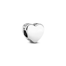 Pandora Charm-Einhänger 792015 Charm Damen Herz Gravur Sterling-Silber