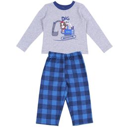 Sarcia.eu Pyjama Grau-blaues kariertes Pyjama 18-24 Monate