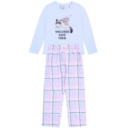 Sarcia.eu Pyjama Blaues Pyjama-/Schlafanzug Katze-Einhorn GRUMPY CAT XL