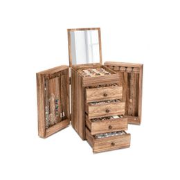 EBUY Schmuckkassette 5-stöckige Schmuckaufbewahrungsbox aus Holz (1 St)