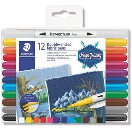 Staedtler Faserstift Staedtler Fasermaler D.spitze textil 12ST