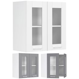 Vcm Küchenschrank Breite 80 cm Glastür Hängeschrank Glas Küche Küchenmöbel Landhaus Colura