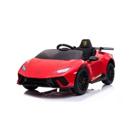 Chipolino Kinder Elektroauto Lamborghini Huracan, Fernbedienung, Musikfunktion rot/schwarz