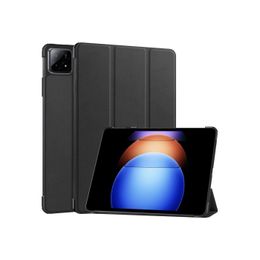 Wigento Tablet-Hülle Für Xiaomi Pad 6S Pro 12.4" 3folt Wake UP Smart Cover Tasche Schutz