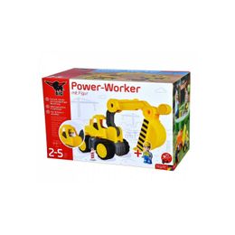 BIG Spielzeug-Bagger 800054835 BIG-Power-Worker Bagger + Figur