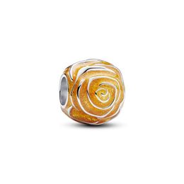 Pandora Charm-Einhänger Pandora Moments Gelbe Rose in voller Blüte Charm 793212C02