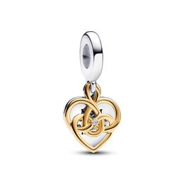 Pandora Charm-Einhänger Pandora Moments Charm-Anhänger Gravierbares Herz 763237C01