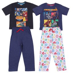 Sarcia.eu Pyjama 2x Grau-dunkelblaues Jungenpyjama Superhelden MARVEL 4-5 Jahre
