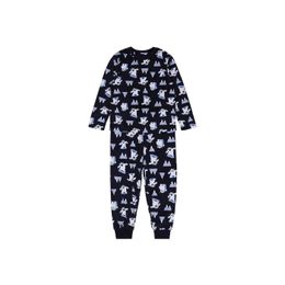 Sarcia.eu Pyjama Dunkelblaues zweiteiliges Pyjama/Schlafanzug Yeti 7-8 Jahre