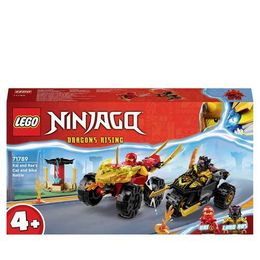 Lego Ninjago 71789 LEGO® NINJAGO Verfolgungsjagd mit Kais Flitzer und Ras Motorrad