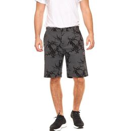 Only & Sons ONLY & SONS Shorts ONLY & SONS Herren Bermuda Freizeit-Shorts Jalte AOP Sommer-Hose Grau/Schwarz