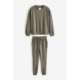 next Pyjama Langarm-Schlafanzug mit weicher Waffelstruktur (2 tlg)