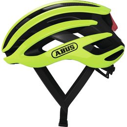 Fahrradhelm Abus "AIRBREAKER" Helme Gr. S Kopfumfang: 51 cm - 55 cm, gelb (neon yellow) Fahrradhelme für Erwachsene