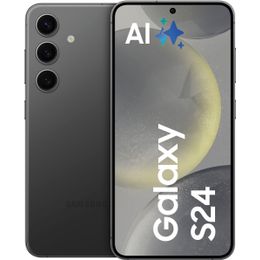 Samsung Smartphone "Galaxy S24 128GB" Mobiltelefone AI-Funktionen schwarz (ony x black) Smartphone Android Bestseller