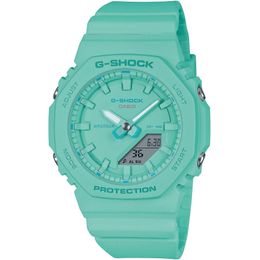 Chronograph Casio G-SHOCK Armbanduhren blau (türkis) Damen Quarzuhren