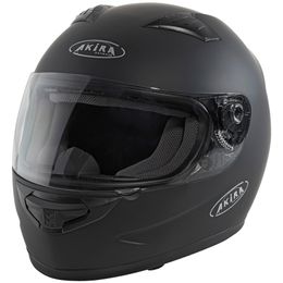 Motorradhelm Akira "Akira Integralhelm RO 10" Helme Gr. M Kopfumfang: 57 cm - 58 cm, schwarz Motorradhelme Helm