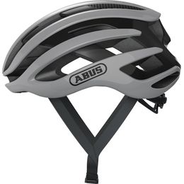 Fahrradhelm Abus "AIRBREAKER" Helme Gr. M Kopfumfang: 52 cm - 58 cm, grau (race grey) Fahrradhelme für Erwachsene