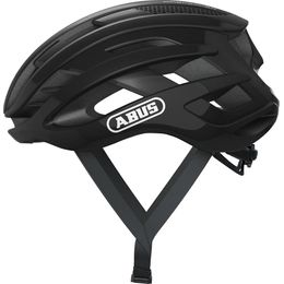 Fahrradhelm Abus "AIRBREAKER" Helme Gr. S Kopfumfang: 51 cm - 55 cm, schwarz (shiny black) Fahrradhelme für Erwachsene