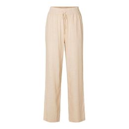 Selected Femme Stoffhose SLFVIVA-GULIA HW LONG LINEN PANT NO