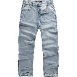 REPUBLIX Loose-fit-Jeans ZACHARY Herren 90s Denim Jeans Hose Straight Baggy