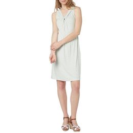 Tom Tailor Sommerkleid Tom Tailor Jersey-Kleid gemütliches Damen Sommer-Kleid Freizeit-Kleid Türkis