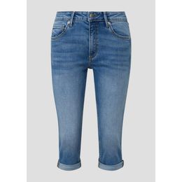 QS 3/4-Hose Capri-Jeans Catie / Slim Fit / Mid Rise / Slim Leg