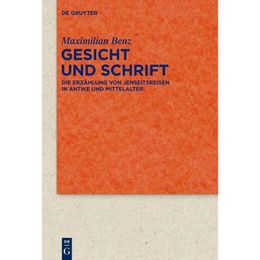 De Gruyter Gesicht und Schrift - Maximilian Benz, Kartoniert (TB)