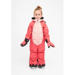 Schneeoverall WeeDo "OLILIDO Monsterlili" Gr. 92/104, Normalgrößen, rosa (fuchsian) Mädchen Overalls Schneeanzüge