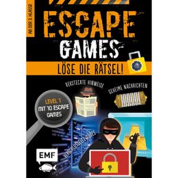 Escape Games Level 1 (orange) - Löse die Rätsel! - 10 Escape Games ab der 3. Klasse - Mathieu Quénée, Kartoniert (TB)