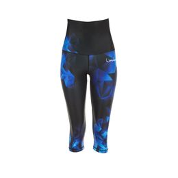 WINSHAPE Sporthose 'HWL202' Damen Gr&ouml;&szlig;e XS blau / saphir / wei&szlig;