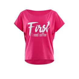 WINSHAPE Funktionsshirt 'MCT002' Damen Gr&ouml;&szlig;e S pink / wei&szlig;