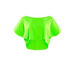 WINSHAPE Funktionsshirt 'DT104' Damen Gr&ouml;&szlig;e M neongr&uuml;n / wei&szlig;
