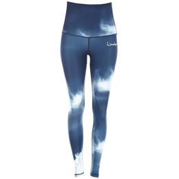 WINSHAPE Sporthose 'HWL102' Damen Gr&ouml;&szlig;e XXL marine / wei&szlig;