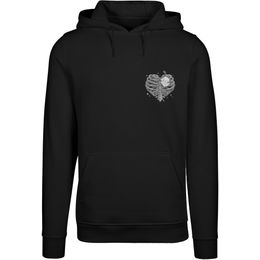 Mister Tee Sweatshirt 'Heart Cage' Herren Gr&ouml;&szlig;e 5XL grau / hellgrau / schwarz